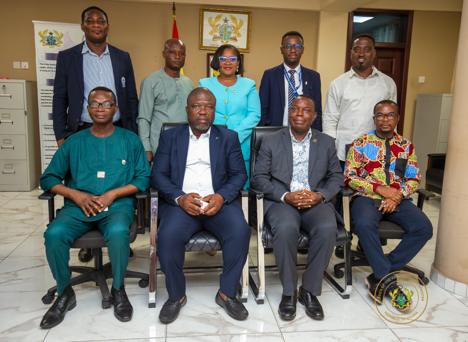 Volta Regional NIA Director Pays Courtesy Call on Hon. James Gunu - VRCC